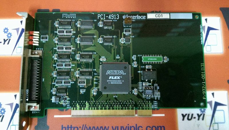 INTERFACE PCI-BASED COMPUTERS BOARD PCI-4913 - 裕益科技自動化設備可程式編碼器PLC分散式控制系統DCS
